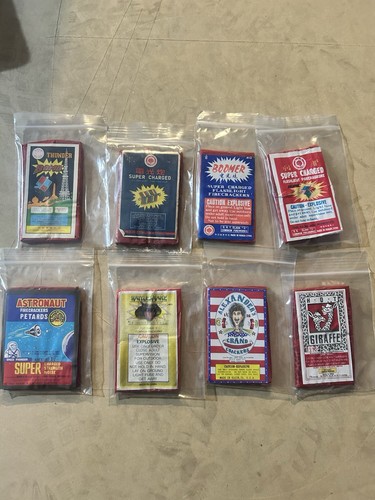 Lot Of Vintage Firecracker Pack Labels 16’s DOT era Label Only | eBay