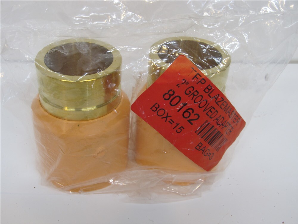 TFP Blazemaster 80162, 2" Grooved Coupling Adapter, Groove x Slip, 2 ea ...