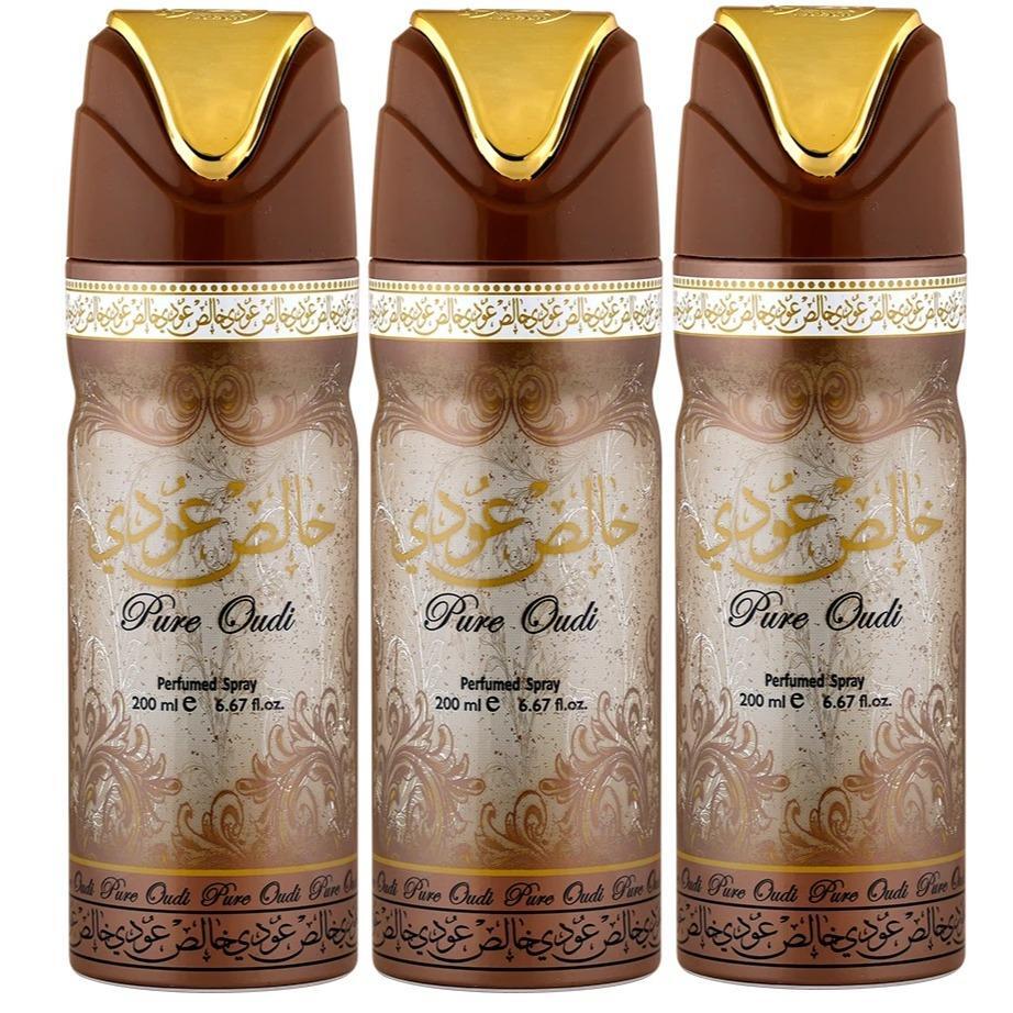 Arabian Perfumed Body Spray Bundle (3 x 200ml) Luxury, Long Lasting ...