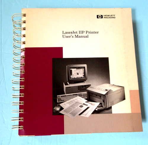 HP LaserJet IIIP PRINTER USER'S MANUAL + Application Notes 1989 | eBay