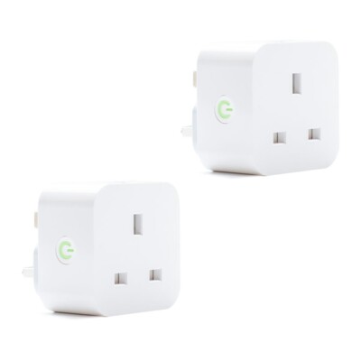 2 Pack Smart Plug Socket App Control Timer Function For Amazon Alexa ...
