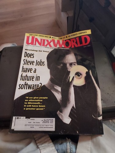 UNIX WORLD MAGAZINE DOES STEVE JOBS HAVE A FUTURE IN SOFTWARE APRIL ...
