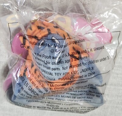 Eeyore dressed as Tigger Mcdonald's happy meal toy Sealed package ...