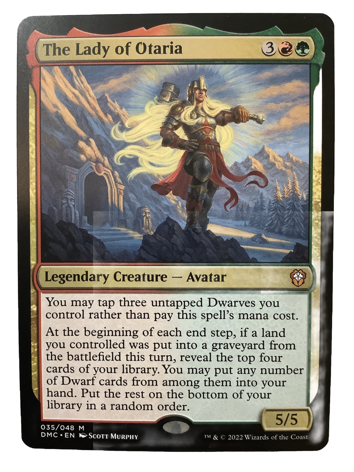 MTG DMC: The Lady Of Otaria (Legendary Creature) Regular 035/048 | eBay