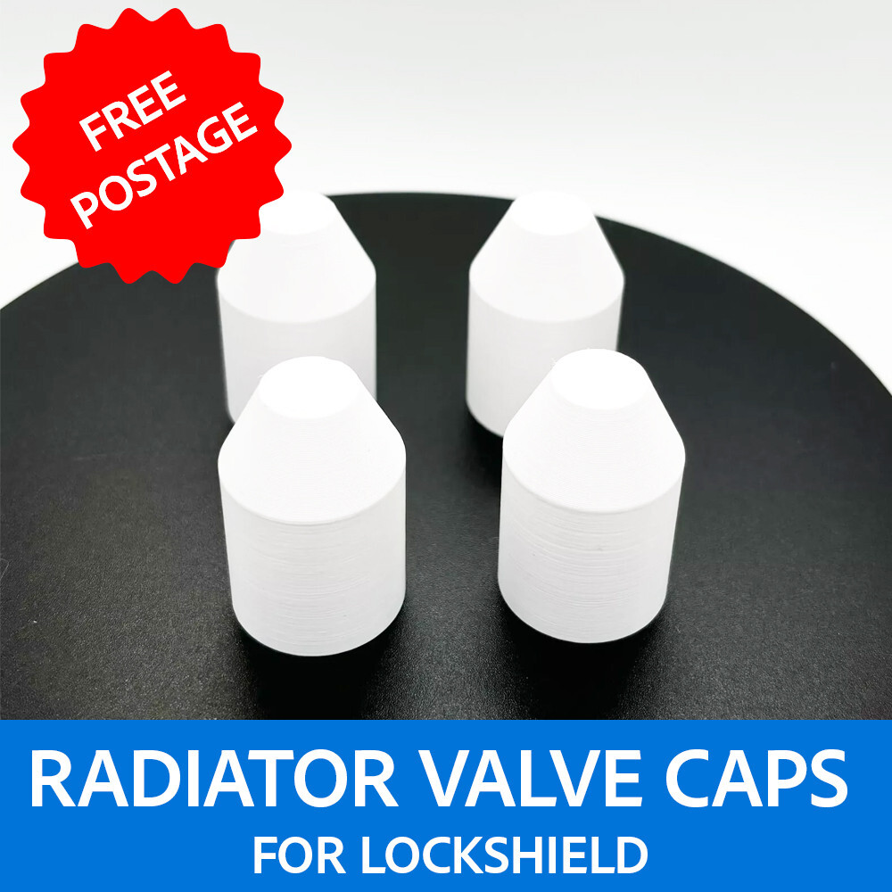 2 / 4 / 6 / 8 / 10+ Radiator Valve Caps Covers Cover Lockshield. Easy ...