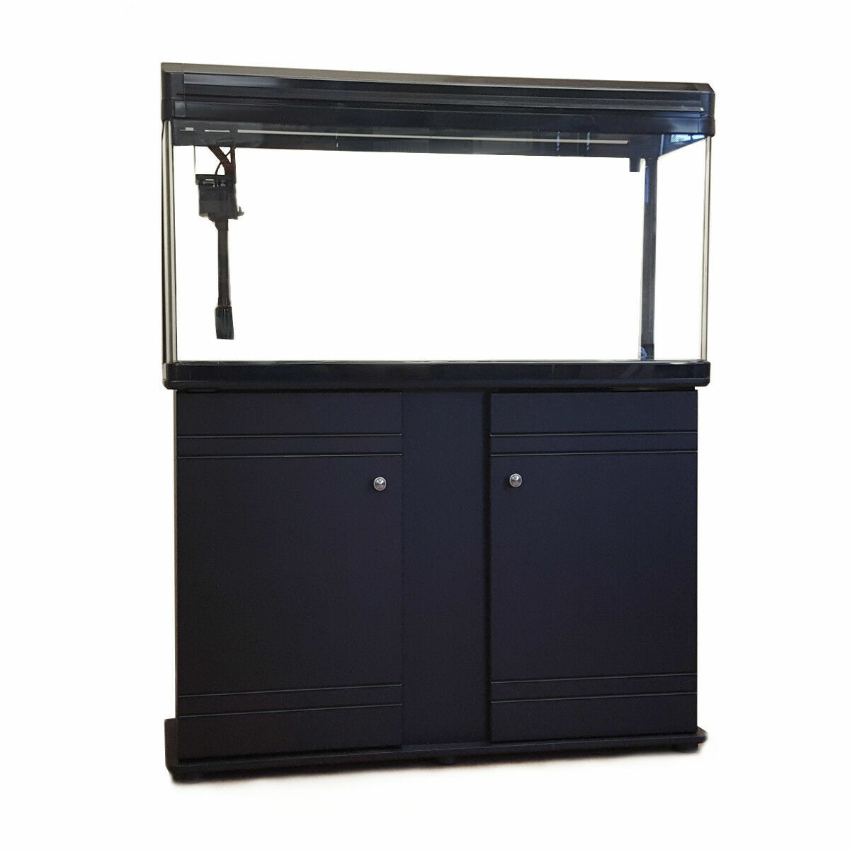 Aquarium Fish Tank & Cabinet Freshwater Tropical Filter LED Lighting ...