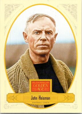 John Heisman #22 2012 Panini Golden Age | eBay