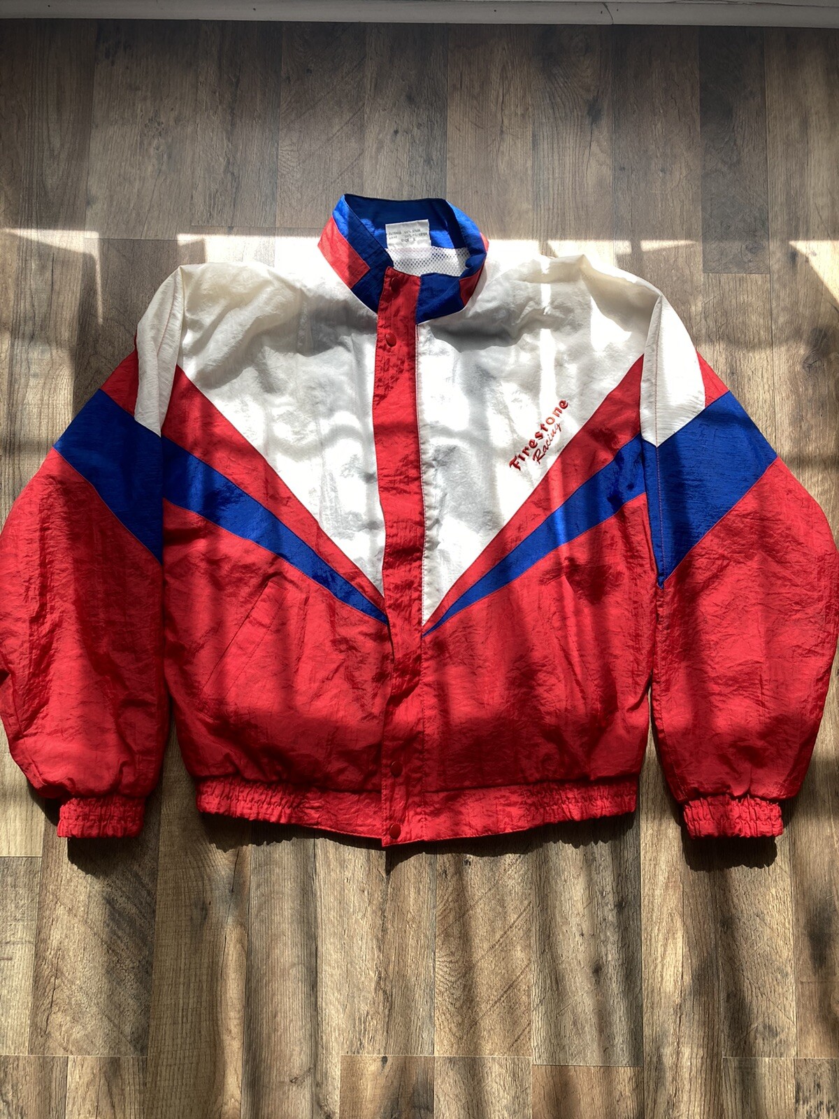 Vintage Firestone Racing Jacket Windbreaker Indy Car … - Gem