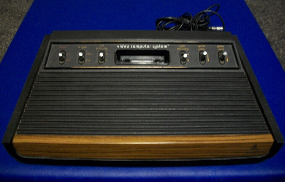 Vintage ATARI 2600 SYSTEM ~ SUNNYVALE HEAVY SIXER ~ Complete ~ Tested ...