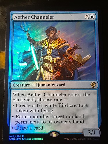 Aether Channeler FOIL , Dominaria United , NM , MTG , FREE SHIPPING | eBay