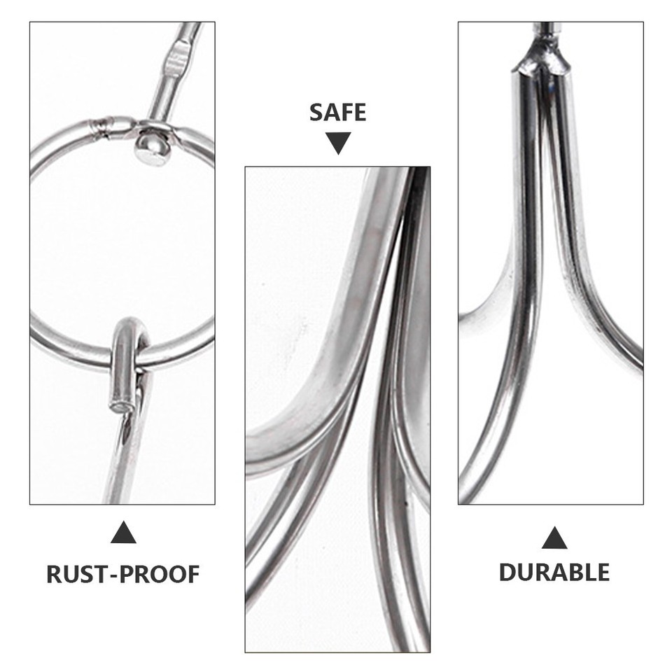 1pc Butcher Meat Hook Utility Stainless Steel Ham Hanger Kitchen Meat ...