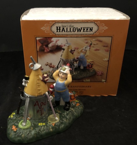 Dept. 56 Snow Village Halloween #807307 LET'S GO TO THE MOON Original ...
