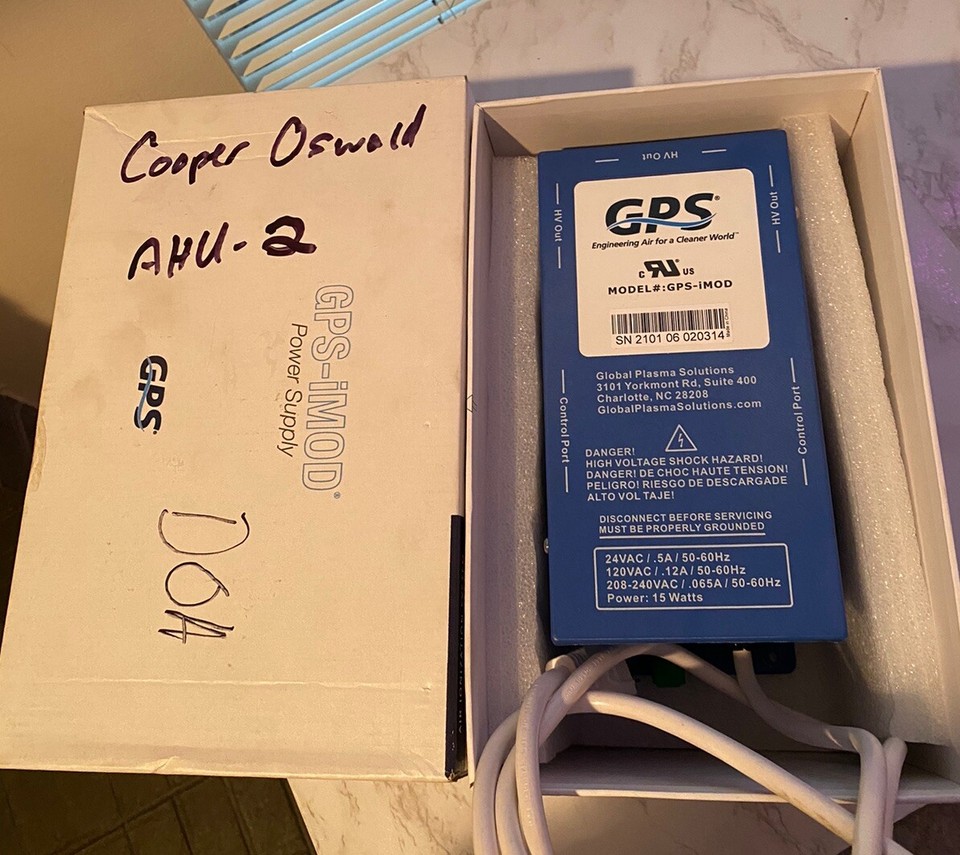 NEW GPS-iMod Power Supply For Modular Needlepoint Bipolar Ionization ...