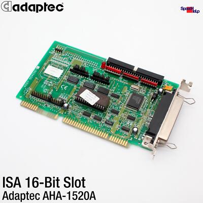 Adaptec AHA-1520A 1520 SCSI 50-PIN Pole Isa 16-BIT Slot Controller ...