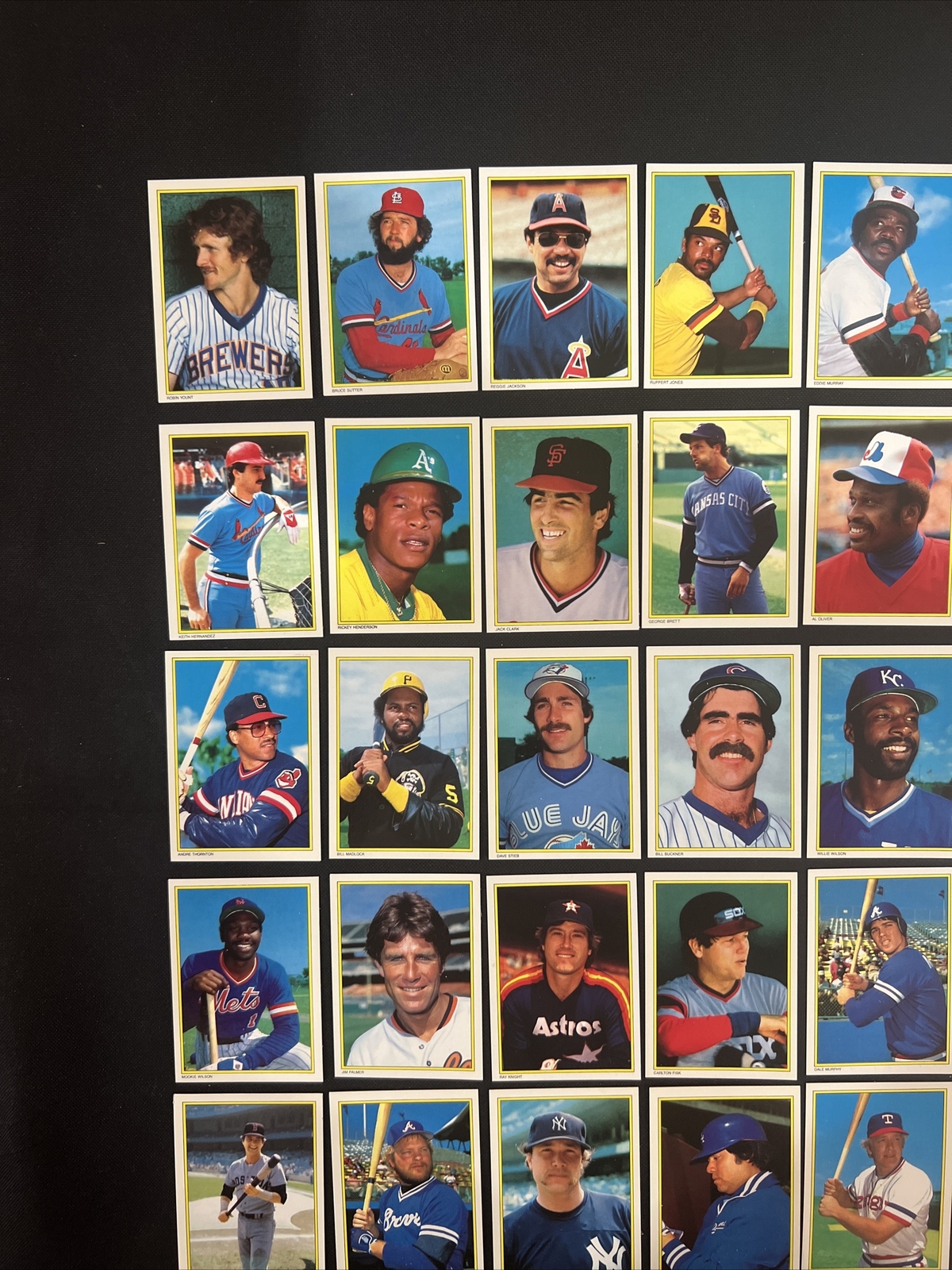 1983 Topps All-Star Glossy Baseball Complete Set (40) Cards NM-MINT ...