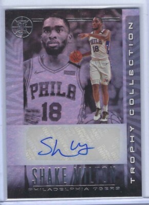 SHAKE MILTON 2019-20 PANINI ILLUSIONS TROPHY COLLECTION AUTO RC #TC-SMT ...