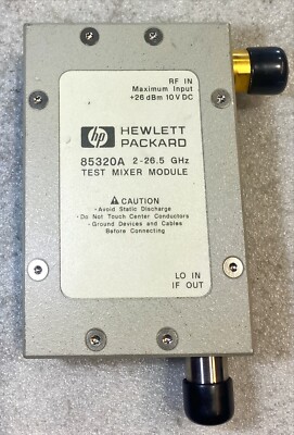 HP, Agilent 85320A 2-26.5GHz Test Mixer Module, Max Input Power +26dBm ...