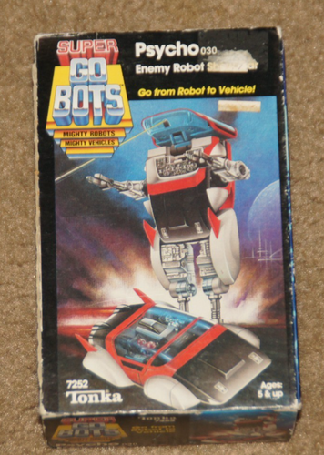 1984 Vintage Tonka Super Gobots Psycho With Box & Styrofoam Insert | eBay