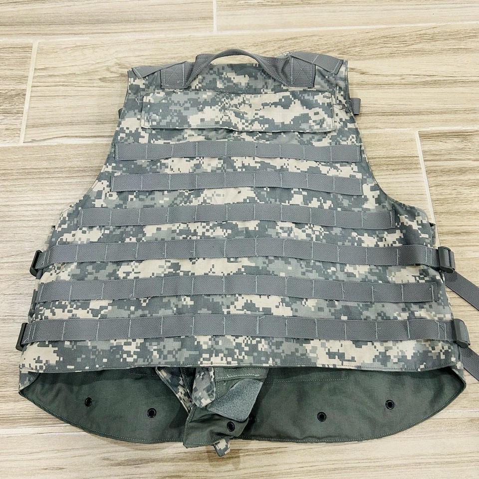 Interceptor Base Vest Carrier Medium 8470-01-526-7913 Camo ACU Tactical ...