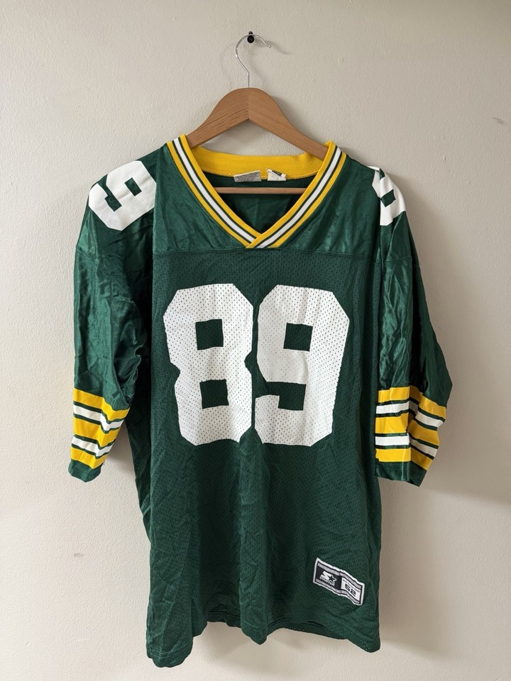 Vintage 1995 Starter Green Bay Packers Mark Chmura Jersey Sz XL 52 | eBay