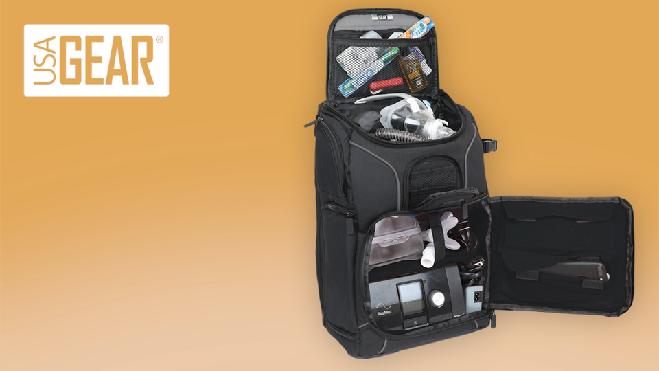 USA Gear CPAP Backpack Travel Fits ResMed AirSense 11, CPAP Accessories (Blue ) | eBay