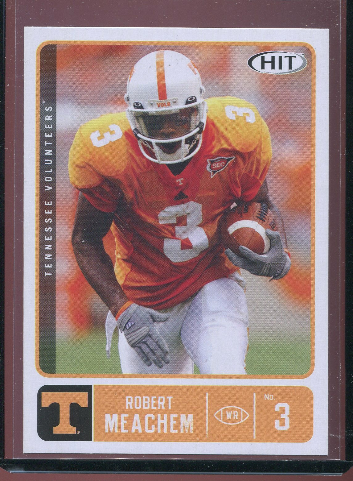 2007 Sage Collectables Football Robert Meachum #3 New Orleans Saints ...