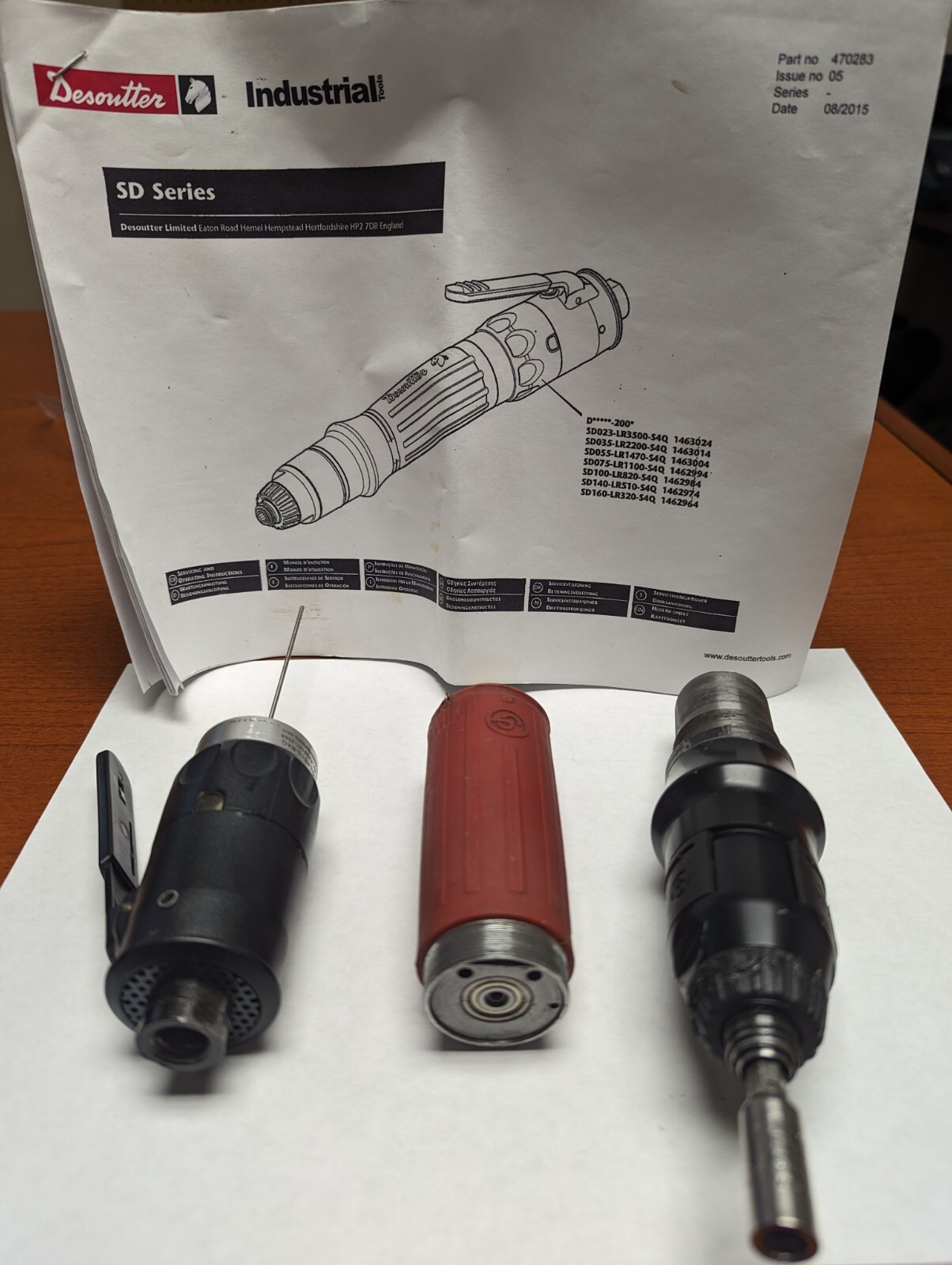 DESOUTTER SD100-LR510-R4Q PNEUMATIC TORQUE DRILL SCREWDRIVER | eBay