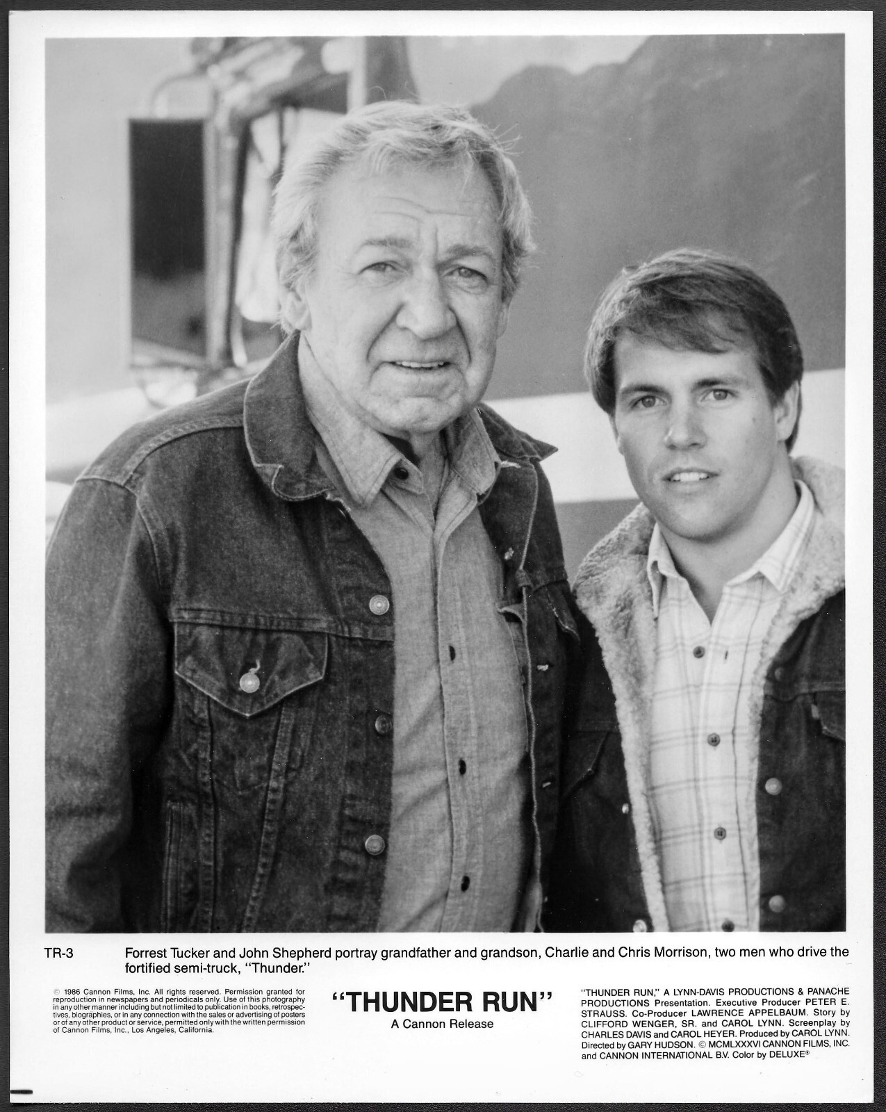 Thunder Run LOT 3 Original 1980s Photos Forrest Tucker John Ireland ...