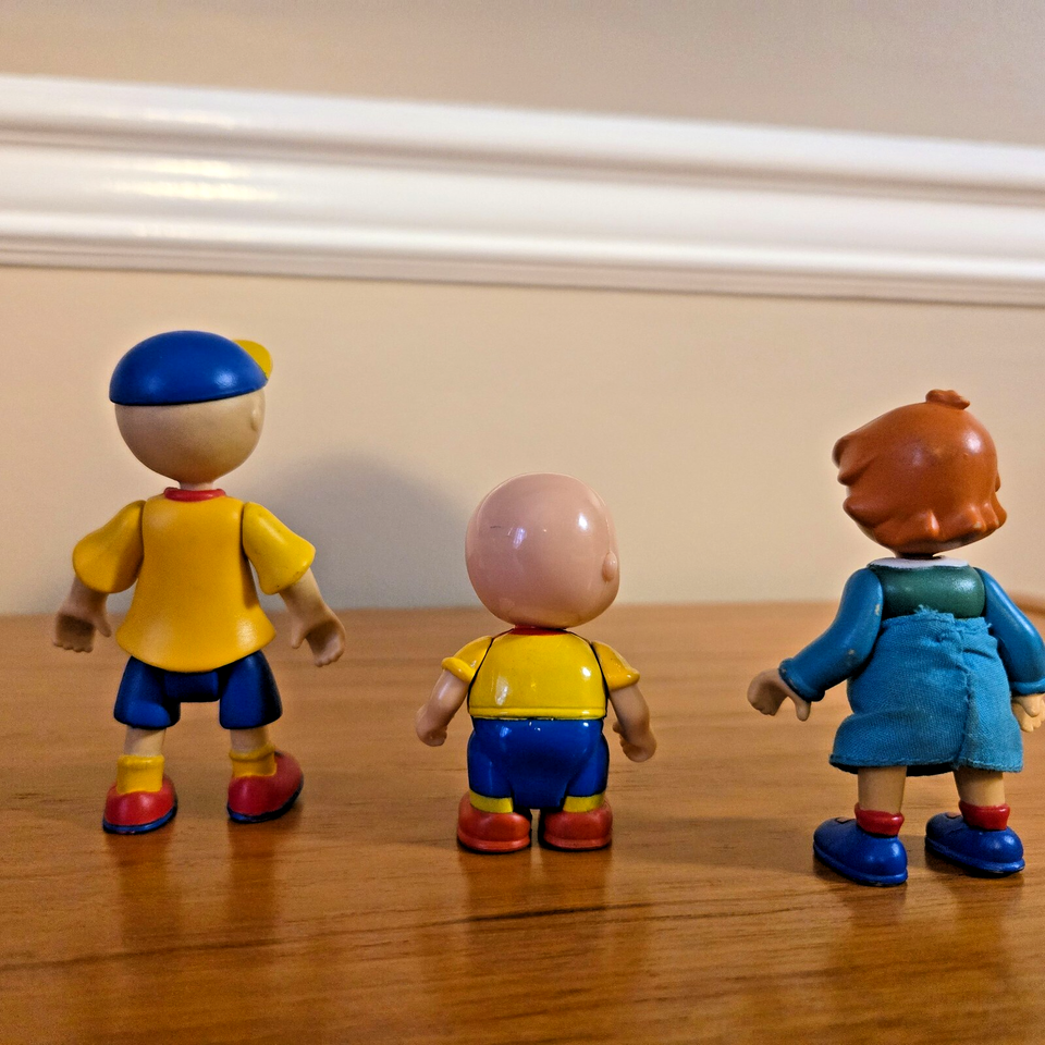 Caillou Lot of 19 Plush, Figures, Books PBS Cartoon TV Show Vintage | eBay