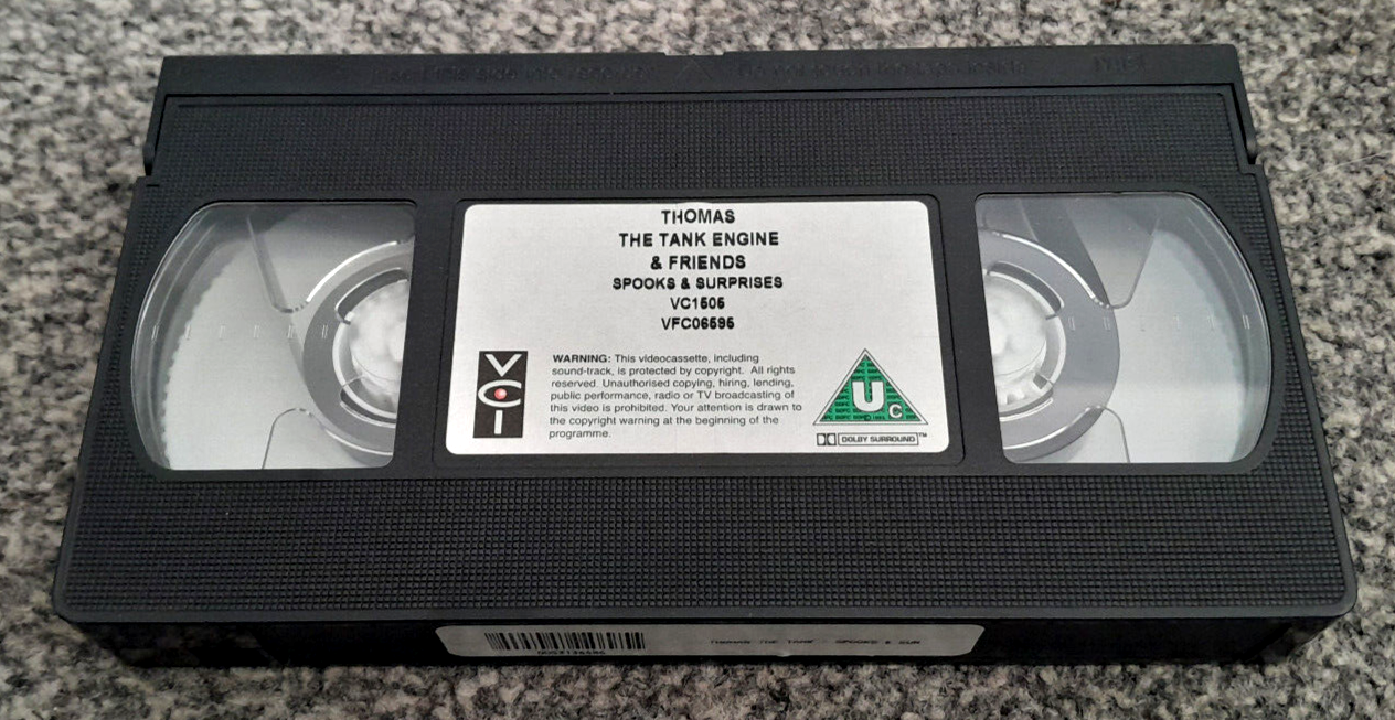 THOMAS THE TANK ENGINE & FRIENDS SPOOKS & SURPRISES PAL VHS VIDEO KIDS ...