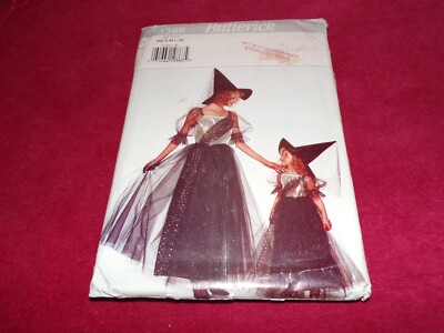 🌹BUTTERICK #3588 - MOTHER or DAUGHTER WITCH COSTUME PATTERN XS-XL or XS ...