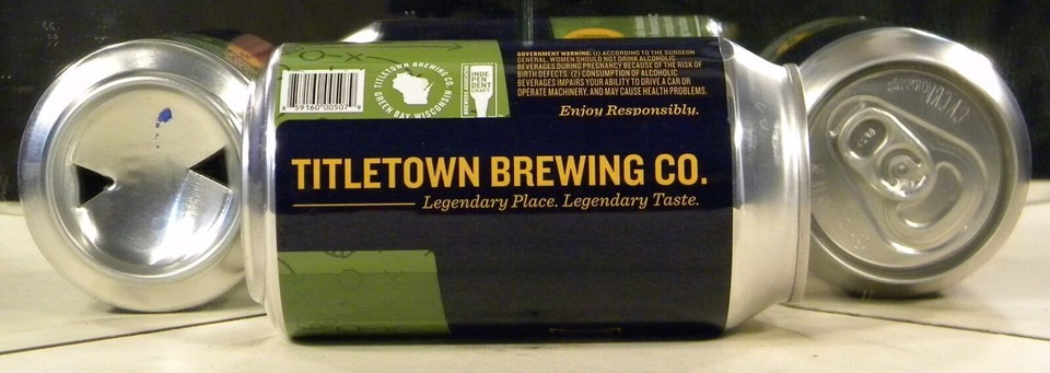 Green 19 India Pale Ale Beer 12 oz Can Titletown Brewing Green Bay ...