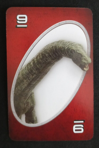 2017 Mattel Jurassic World Uno Card Red #9 | eBay
