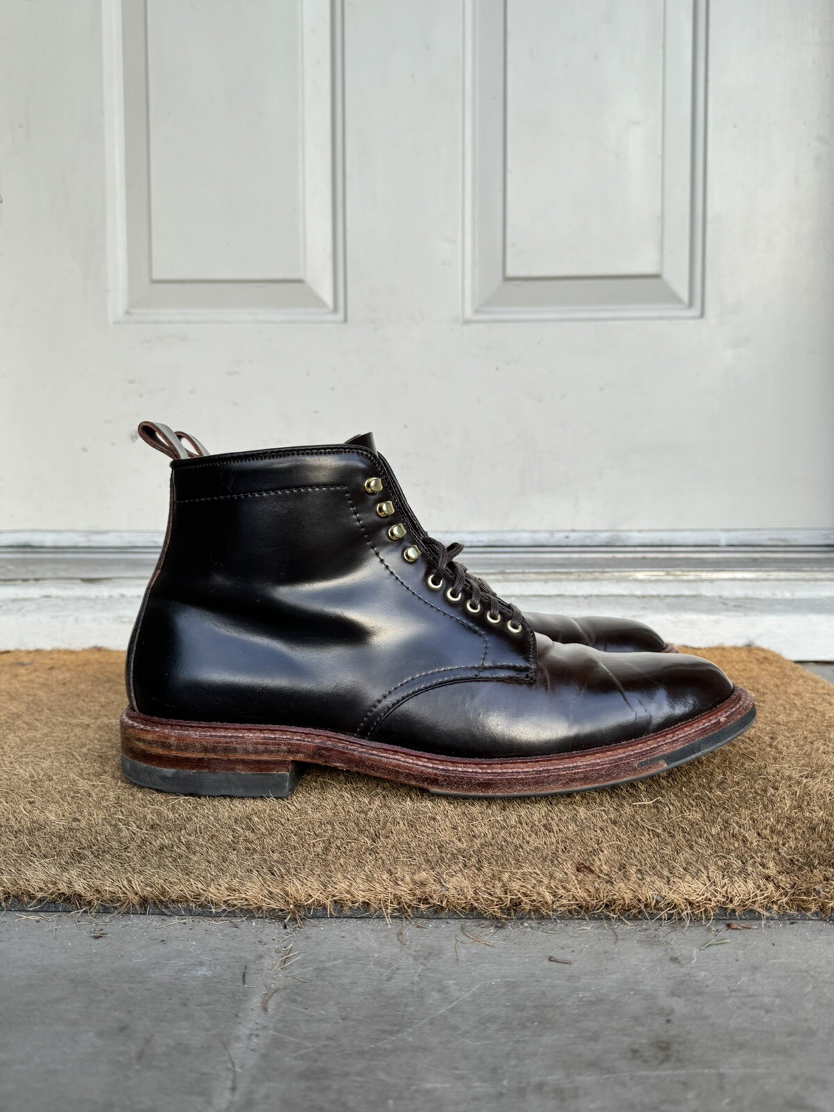 Alden D2816HC Cigar Shell Cordovan Plain Toe Boot | Alden Model Project