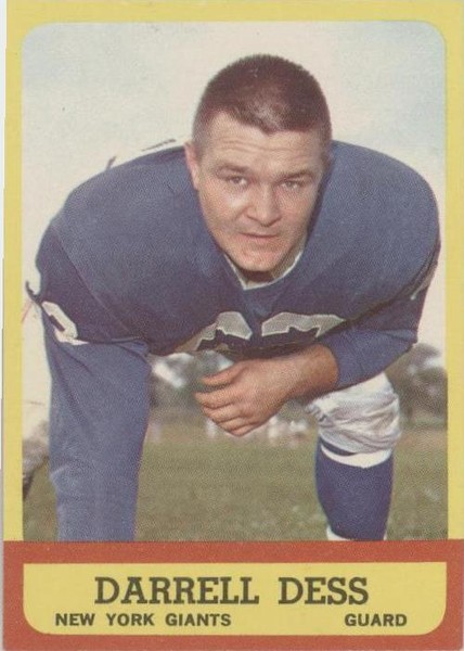 1963 Topps - #54 Darrell Dess (RC) for sale online | eBay