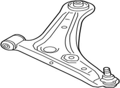 4013A310 Mitsubishi Arm assy, fr susp, lwr rh 4013A310, New Genuine OEM ...