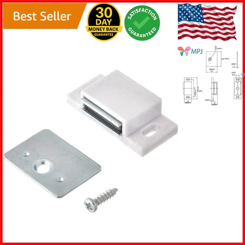 Shutter Hardware Magnetic Catch 15lb White Zinc Pack of 10 for Doors ...