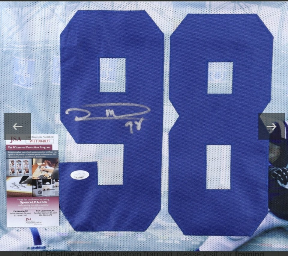 NFL INDIANAPOLIS COLTS ROBERT MATHIS COA CUSTOM AUTOGRAPHED JERSEY | eBay