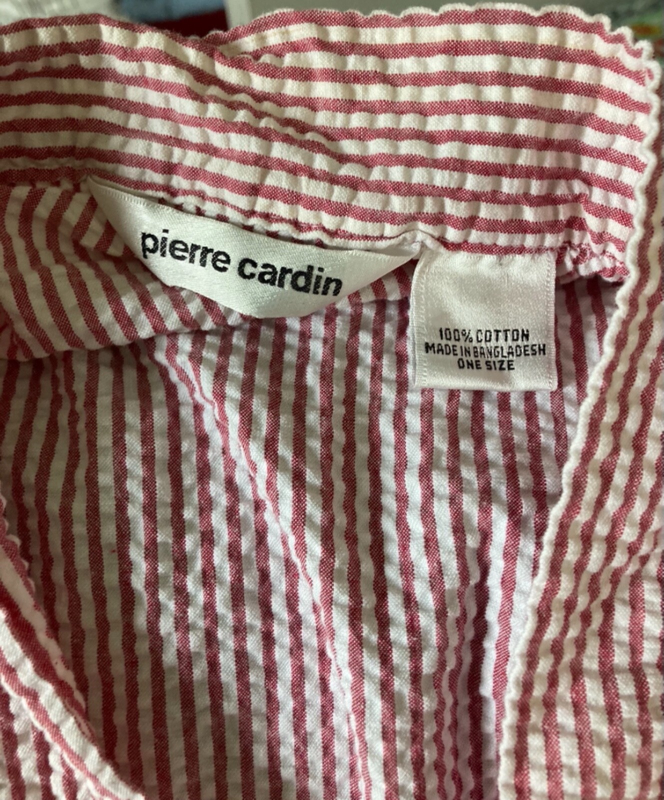 Vintage Pierre Cardin Red White Stripe Men's Lounge 1… - Gem