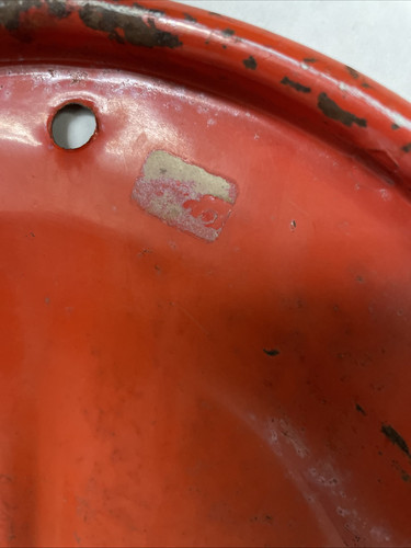 Vintage Blazon Snow Wing Metal Sled Atomic Red 1950's Great Wall Decor ...