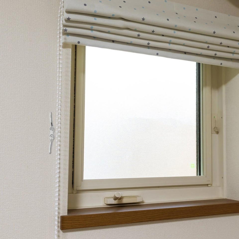 4 Pcs Blind Line Clip Cleats for Blinds Curtain Rope Window Clear ...