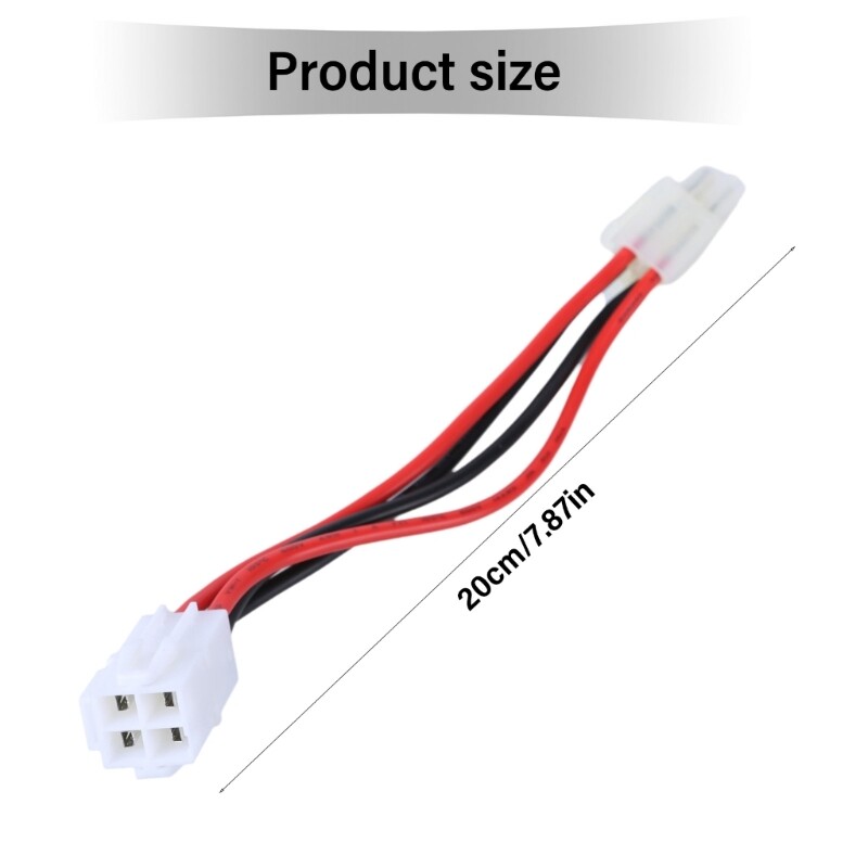 Shortwave Radio Power Cable Line Adapter, 4 Pin To 6 Pin, Seamless ...