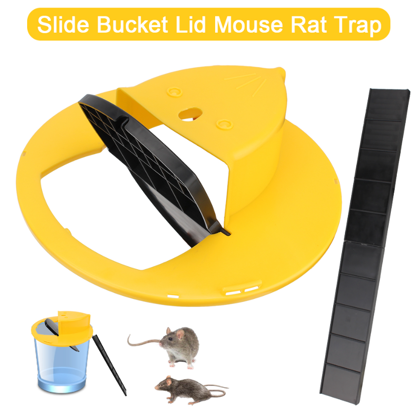 Mouse Rat Trap Flip & Slide Mouse Trap Bucket Catcher Mousetrap Slide ...