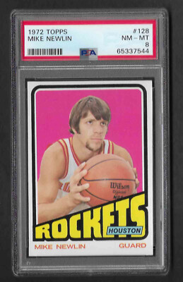 1972 Topps #128 Mike Newlin Houston Rockets PSA 8 Utah | eBay