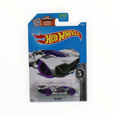 Hot Wheels Rev Rod 42/250 - Chrome - 2016 Mainline A | eBay Australia