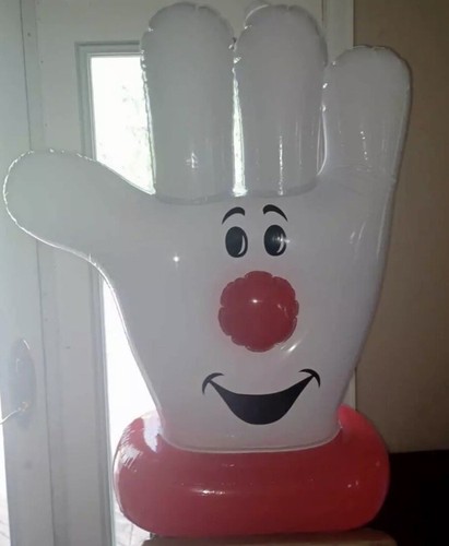 3FT Big Hamburger Helper Inflatable Blow up Hand Advertising Mascot ...