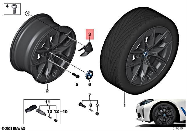 Genuine BMW I G26 i4 eDrive35 eDrive40 Gran Coupe Insert 1 36106896785 ...