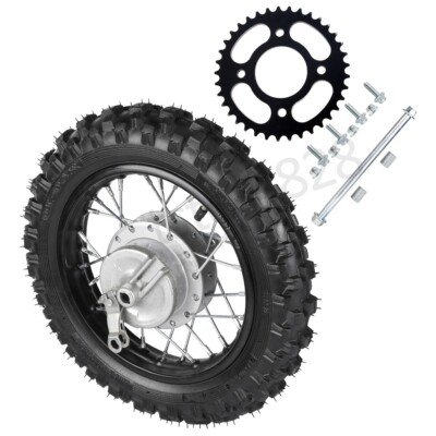 2.50-10" Rear Wheel Tire Rim Sprocket Axle For Drum Brake DRZ70 CRF50 ...