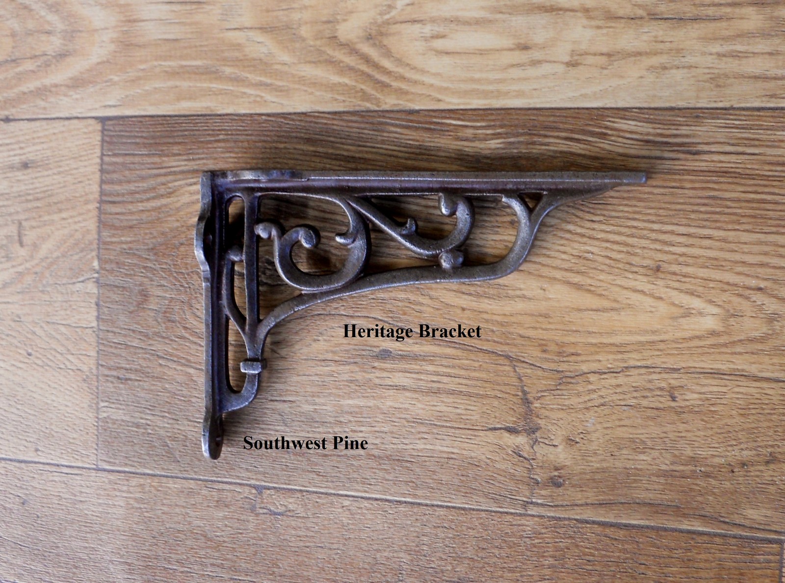 Antique Style Cast Iron Wall-Shelf Brackets Choice Of Design & Size x 1 ...