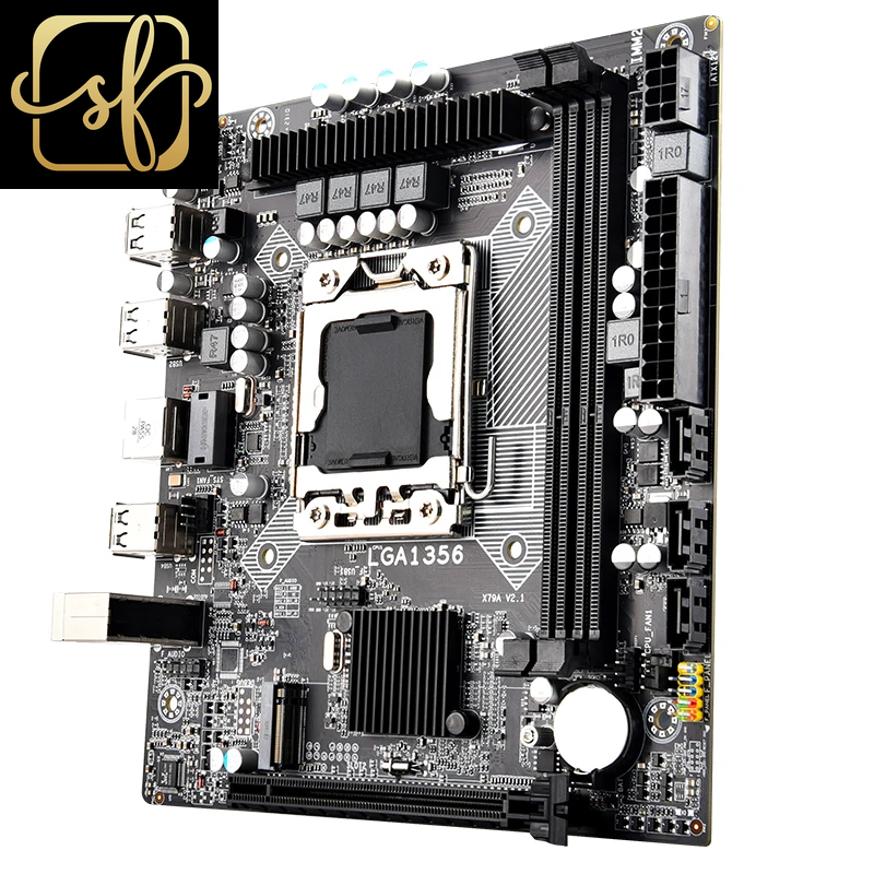 X79 LGA 1356 Kit Motherboard Set Combo Xeon E5 2420 V2 CPU 2*8G=16GB ...